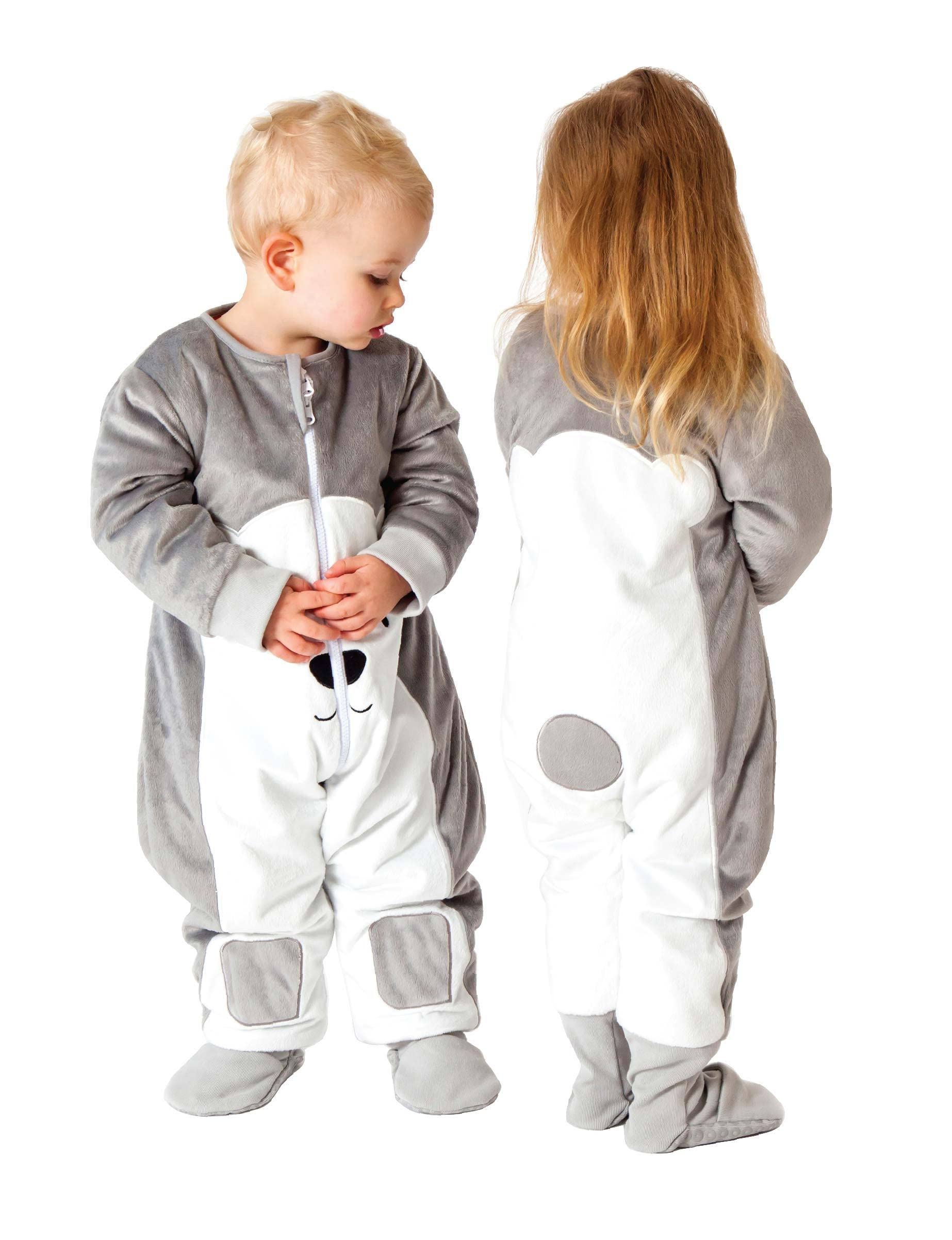 babystudio Premium Sleep Sack with Feet (POLAR BEAR, 0-6 Months) (Polar Bear, Medium (6-18M))