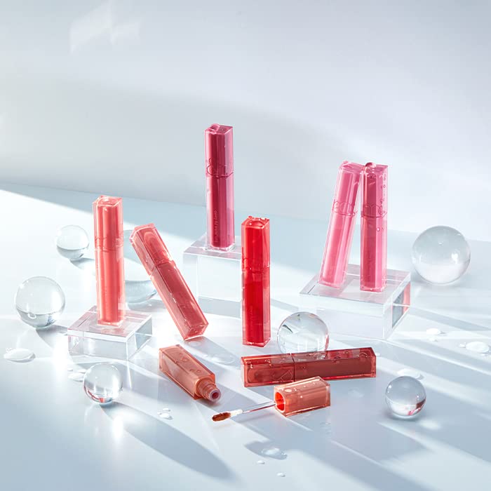 rom&nd DEWYFUL WATER TINT 01 IN CORAL|Glossy| high pigment| moisturizing| non-sticky|Hydrated lips|colorful shades|High Shine|0.18oz