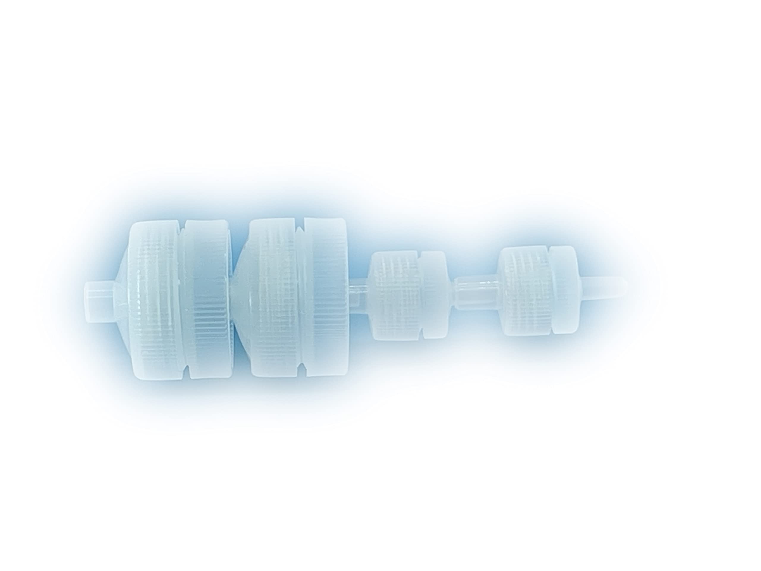 LUERFLEX Lab Filter Holder Reusable Syringe Filter Polypropylene ID 25mm Pack of 4