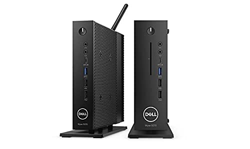Dell Wyse 5070 Thin Client Desktop | Celeron - J4105-32GB SSD Hard Drive - 4GB RAM | 4 cores @ 2.5 GHz ThinOS Black (Renewed)