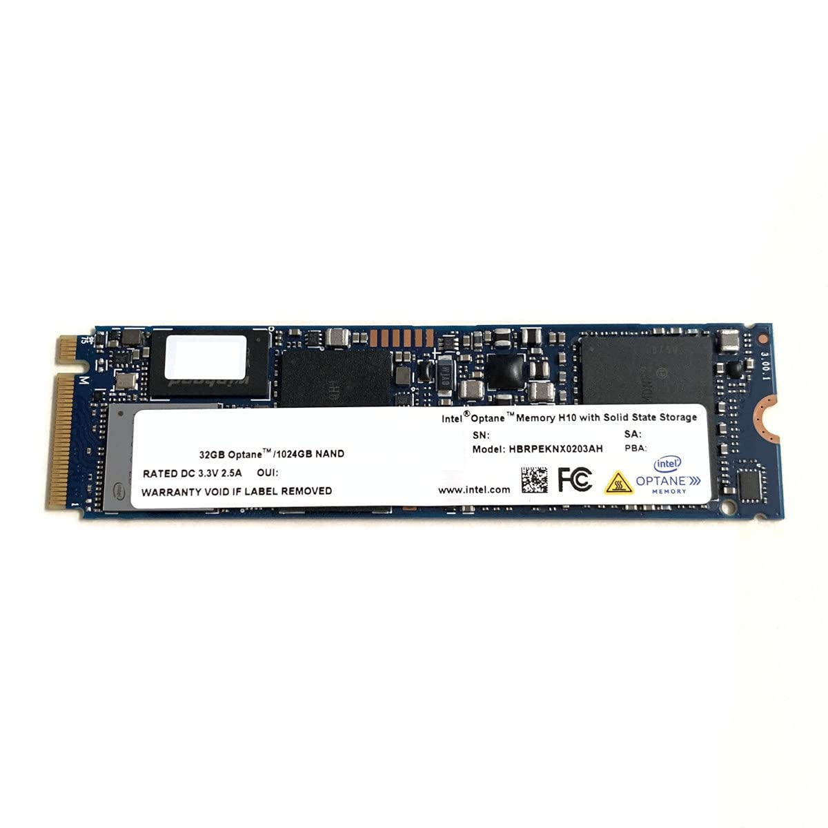 Intel Optane Memory H10 32GB with SSD 1TB Solid State Storage HBRPEKNX0203A M.2 2280 NVMe PCIe Gen3 x4