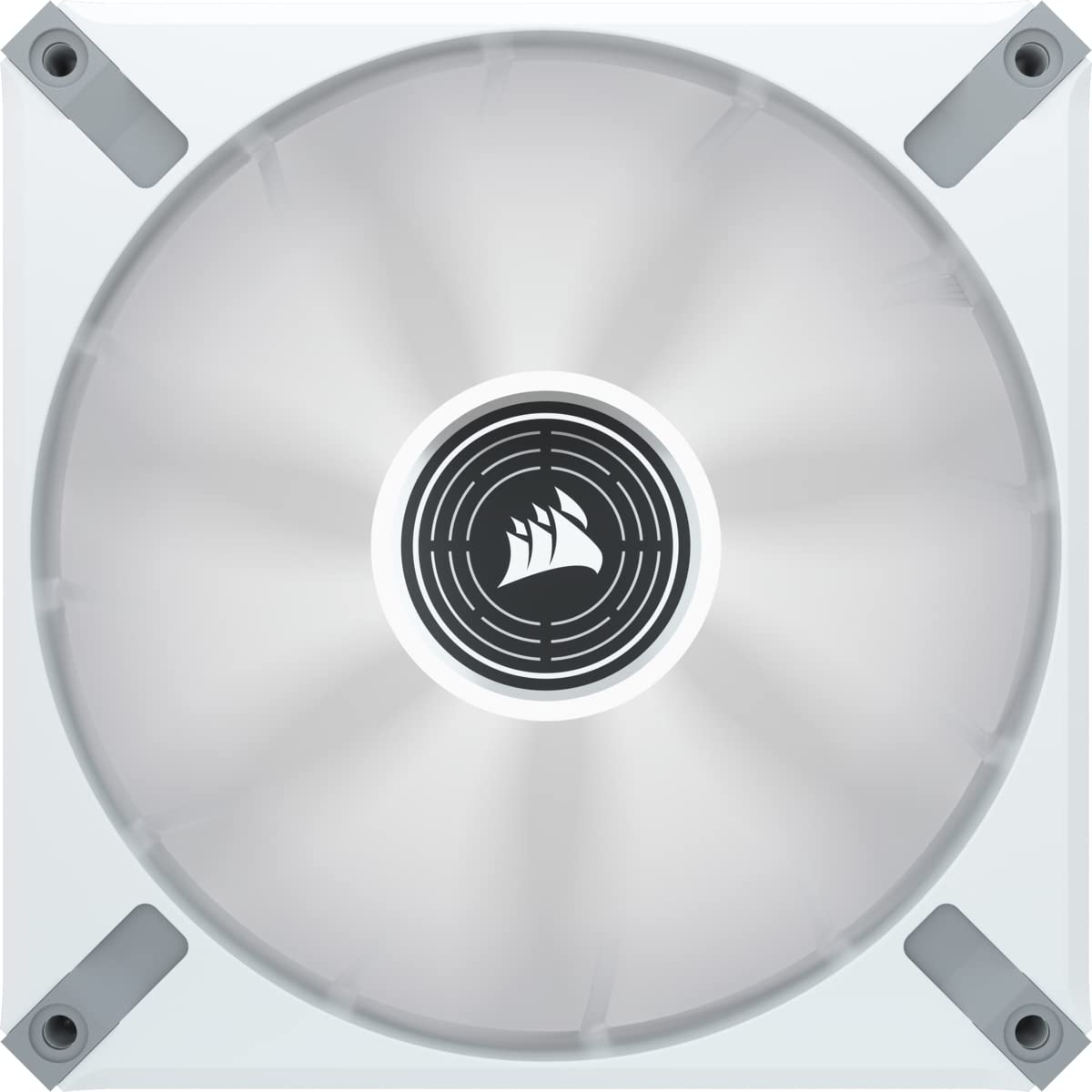 CORSAIR ML140 LED Elite, 140mm Magnetic Levitation White LED Fan with AirGuide, Single Pack - White Frame