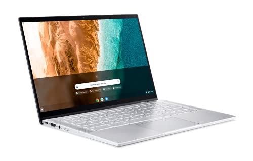 Acer Chromebook Spin 514 Convertible Laptop | Intel Core i3-1110G4 | 14" Full HD IPS Gorilla Glass Touch Display | 8GB LPDDR4X | 128GB SSD | DTS Audio | Intel Wi-Fi 6 AX201 | Chrome OS | CP514-2H-3678
