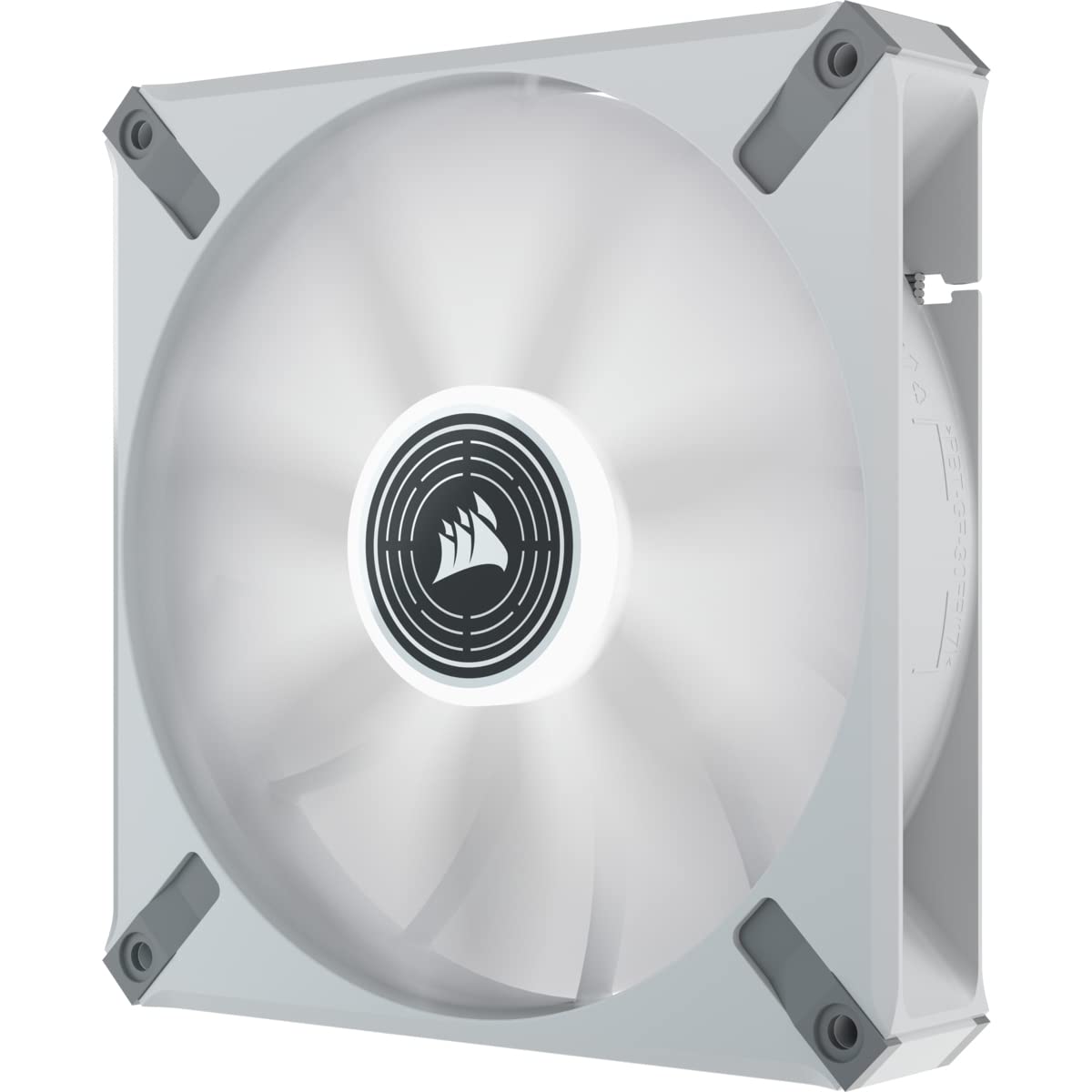CORSAIR ML140 LED Elite, 140mm Magnetic Levitation White LED Fan with AirGuide, Single Pack - White Frame
