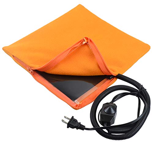 YUYUSO Rabbit Heated Pad with Cozy Fleece Cover for Bunny Guinea Pigs Heater Heating Plate
