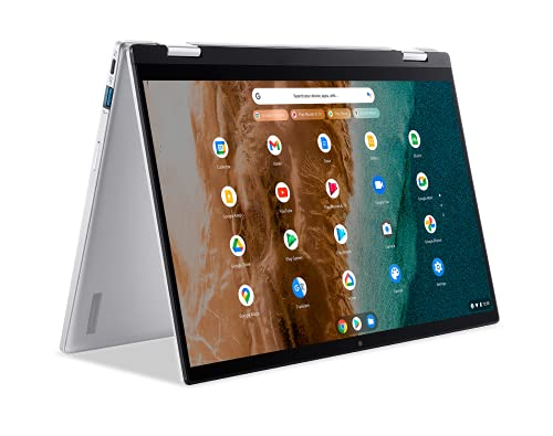 Acer Chromebook Spin 514 Convertible Laptop | Intel Core i3-1110G4 | 14" Full HD IPS Gorilla Glass Touch Display | 8GB LPDDR4X | 128GB SSD | DTS Audio | Intel Wi-Fi 6 AX201 | Chrome OS | CP514-2H-3678