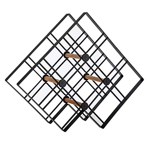 Home Zone Living Wine Rack for Countertop - Holds up to 8 Bottles