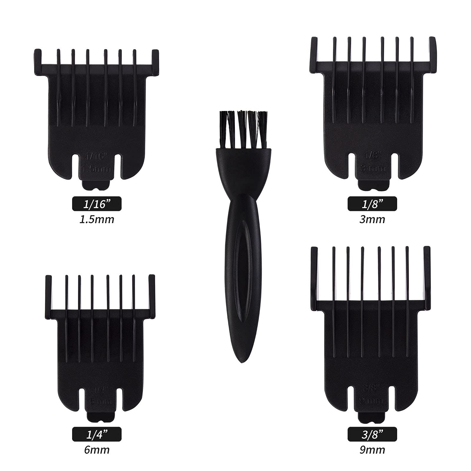 Professional SlimLine Pro Li Trimmer Replacement Blade Comfort Edge T-Blade Set Compatible with Andis Outliner Trimmer #32105 D-7 D-8,Ceramic blade + Sliver Steel Blade (Black)