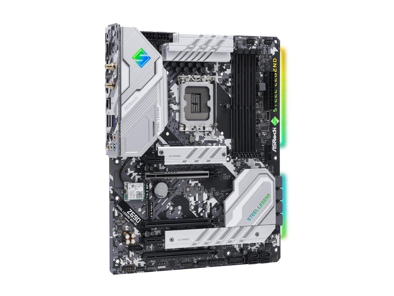 ASRock Z690 Steel Legend WiFi 6E Socket LGA1700/Intel Z690 SATA 6Gb/s DDR4 ATX Motherboard
