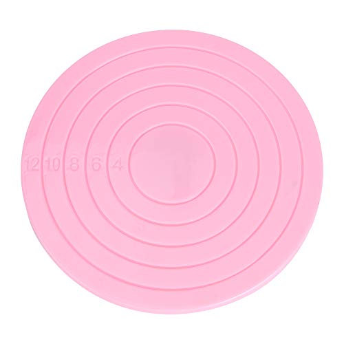 2pcs 5.5in Mini Cake Turntable, 360 Degree Revolving Cake Stand for Cupcake Decorating Displaying