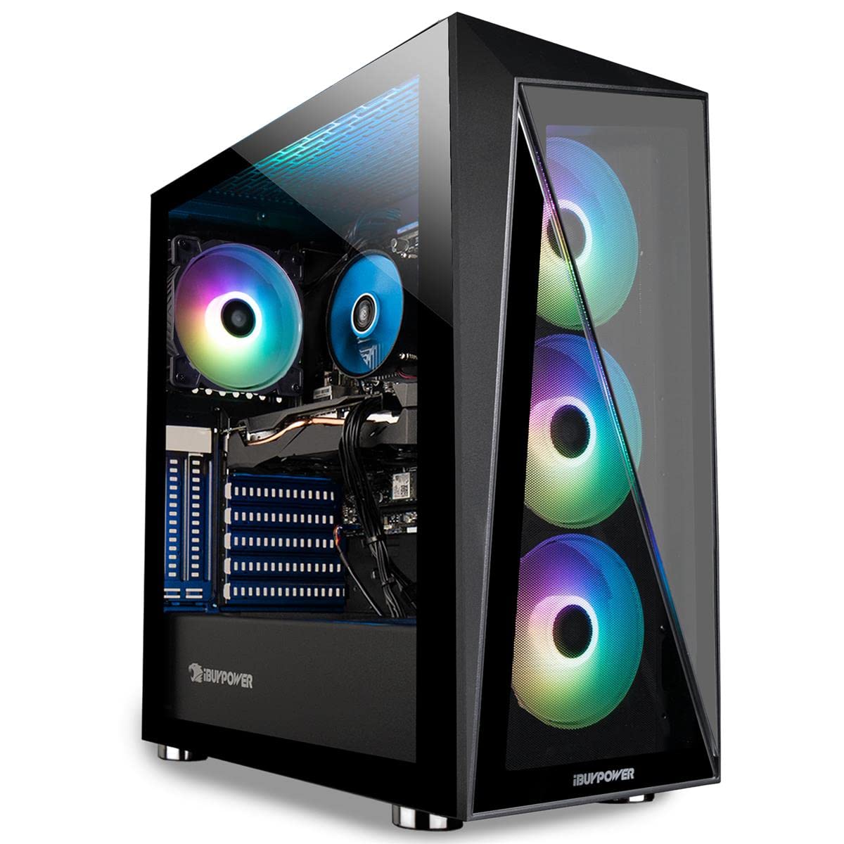 iBUYPOWER Starter PC Computer Desktop Slate4MR 220i (Intel i3-10105F 3.7 GHz,NVIDIA GeForce GT 1030 2GB, 8GB DDR4, 480 GB SSD, WiFi Ready, Windows 10 Home)