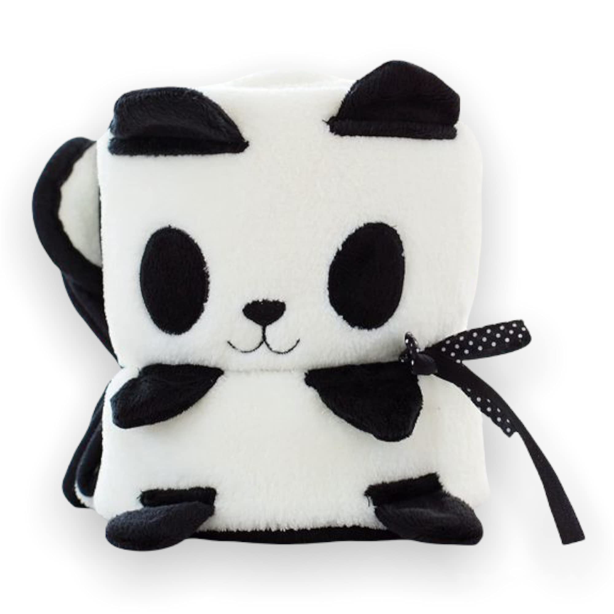Yaseenit Security Blanket Soft Baby Blankets Unisex Baby Gifts Valentine's Day Baby Gifts for Newborn Boys and Girls Baby Snuggle Toy Baby Stuffed Animal. (Panda)