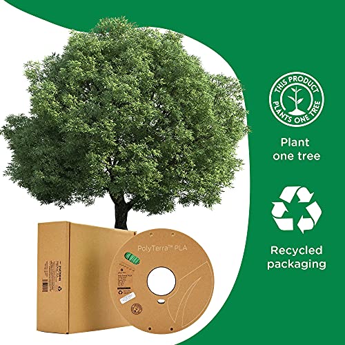 2.85mm(3mm) Matte PLA Filament 2.85mm White, 1kg Carton Spool PLA Filament 2.85 - Polymaker PolyTerra PLA 3D Printer Filament, Print with 2.85mm Openning 3D Printers Only