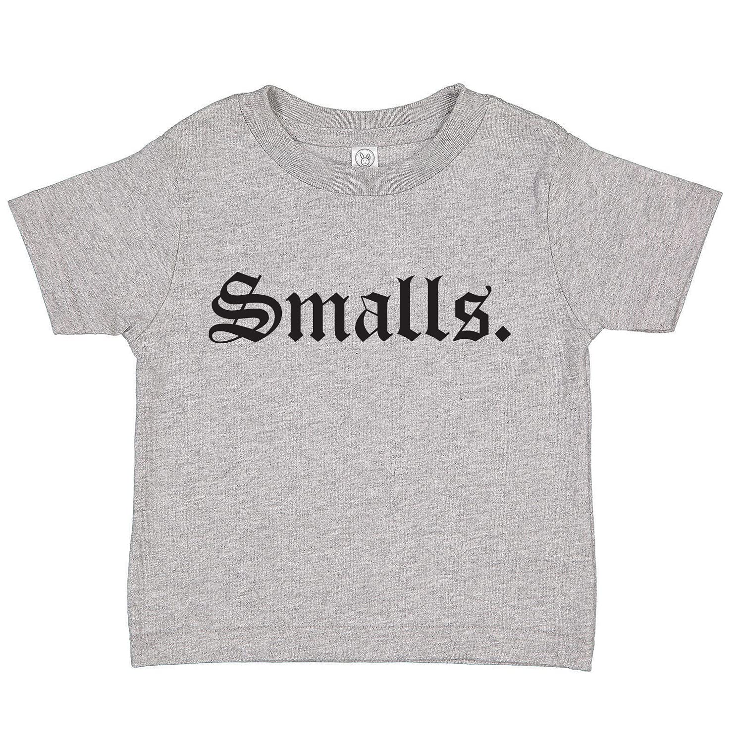 Biggie and Smalls Matching 90's Hip Hop Baby Infant Toddler Tee Shirt (Grey) (Smalls, 6M)
