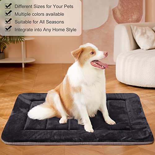 Hero Dog Beds for Large Dogs Crate Bed Pad Mat 42 in Soft Kennel Pads Washable Non Slip Dog Mattress Pet Beds Cushion for Pets Sleeping Mats
