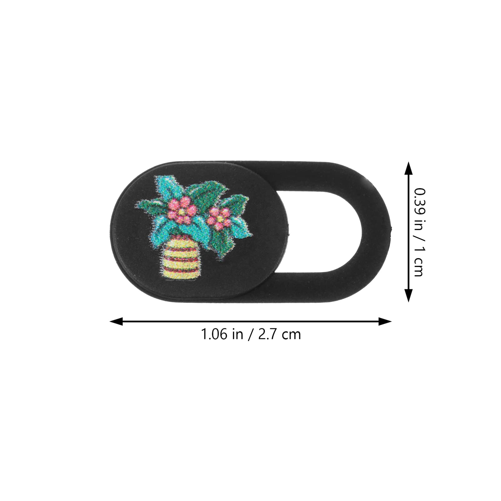 Hemobllo 3pcs Camera Cover Computers Laptops Phone Webcam Cover Smartphone Anti Covers Laptop Webcam Covers Webcam Slider Sticker Camera Stickers Security Cover Cartoon Flowers Abs Plastic