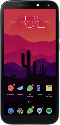 RCA Reno Pro, 5.5" HD+ Display, 32GB, 13MP Camera, 4G LTE Unlocked Smartphone (Black)