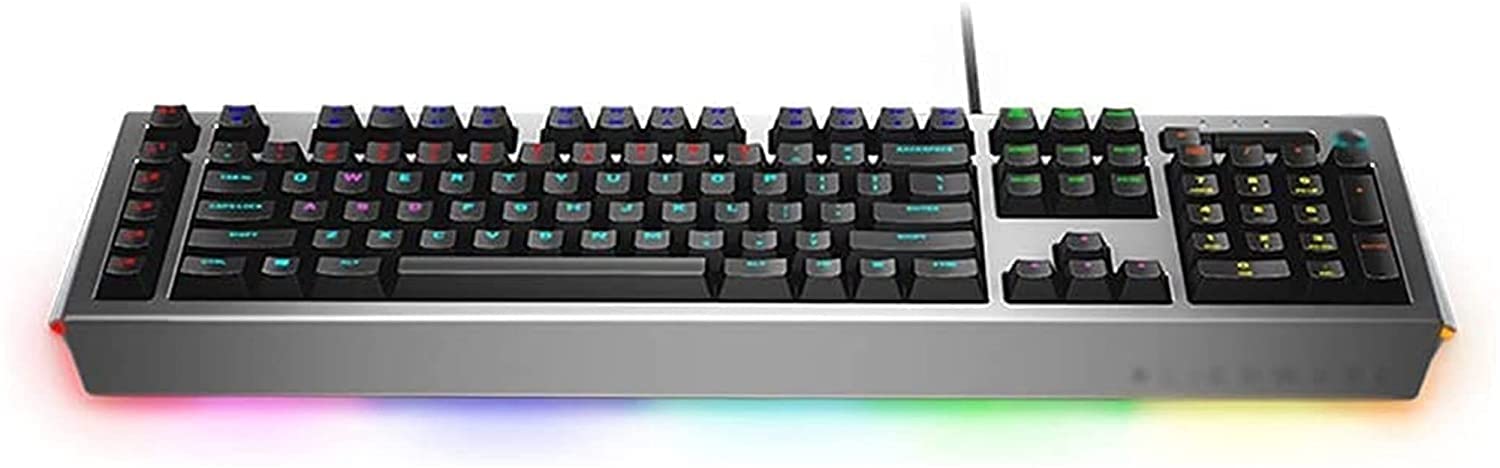 Mechanical Keyboard RGB Backlit Large Size USB Wired Mechanical Feeling Multimedia PC Gaming Keyboard,Office Keyboard for Working or Primer Gaming,Office Device