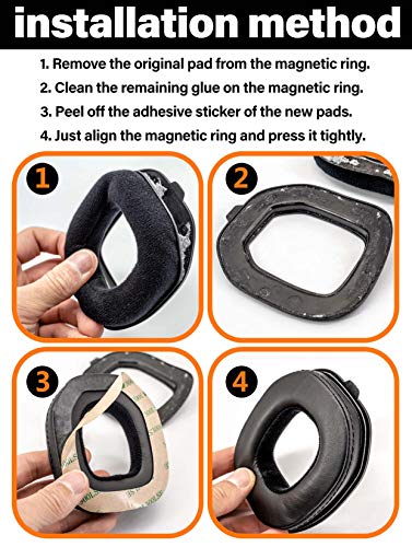 A50 Ear Pads Headband Compatible with Astro A50 a50 Gen 3 Gen 4 Gaming Headset I Replacement Ear Cushions (Not Suitable for Astro A50 Gen 1 Gen 2)
