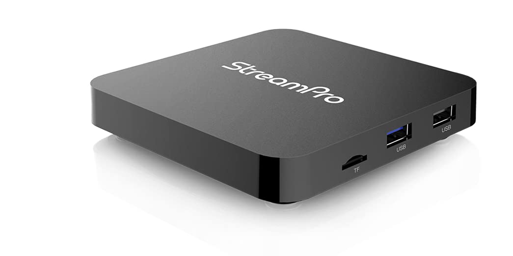 buzz tv 2021 StreamPro G2 | Android TV 4K | 2GB RAM |16GB Internal Memory with Bonus ARQ-100 Wireless Air Mouse Keyboard Remote