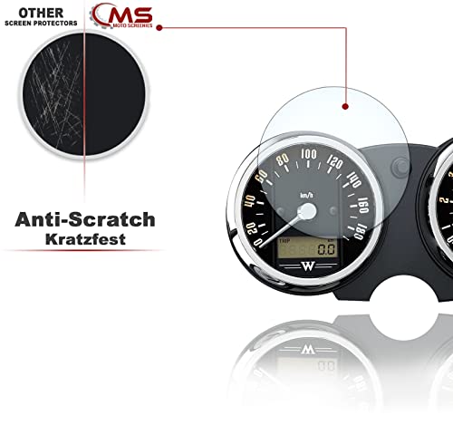 [2 Piece] Display Protection Film Speedometer Protection Film Suitable for Kawasaki W800 2018+ 2X Ultra Clear