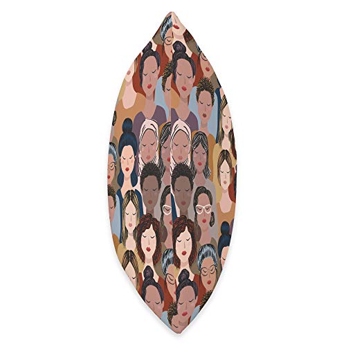 Community Diversity Equality Gift for Empowerment Social Justice & Human Rights Activist Throw Pillow, 18x18, Multicolor