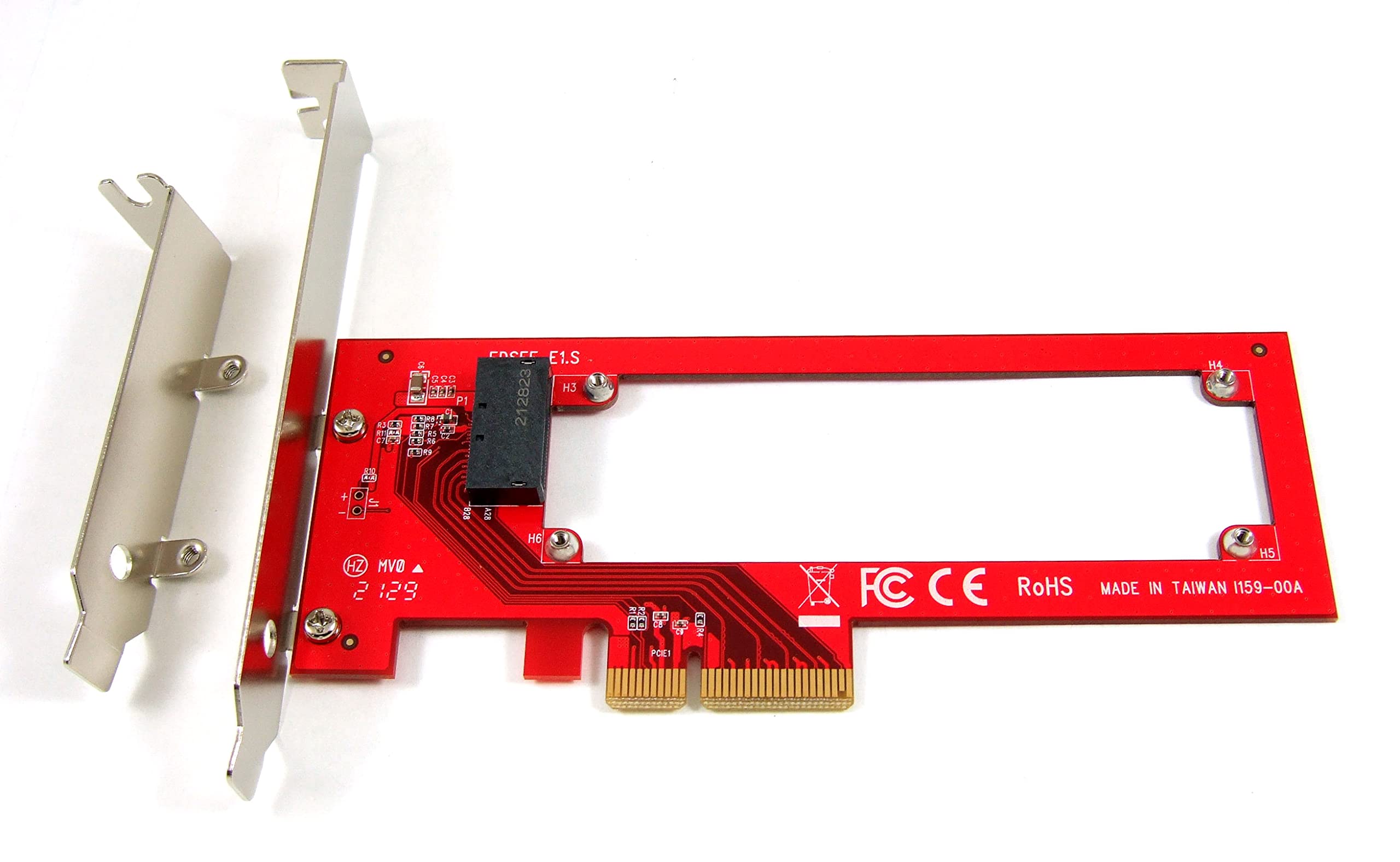 Ableconn PEXE1S159 PCIe 4.0 x4 Host Adapter for EDSFF E1.S NVMe SSD - NVMe E1.S SSD PCIe Carrier Adapter