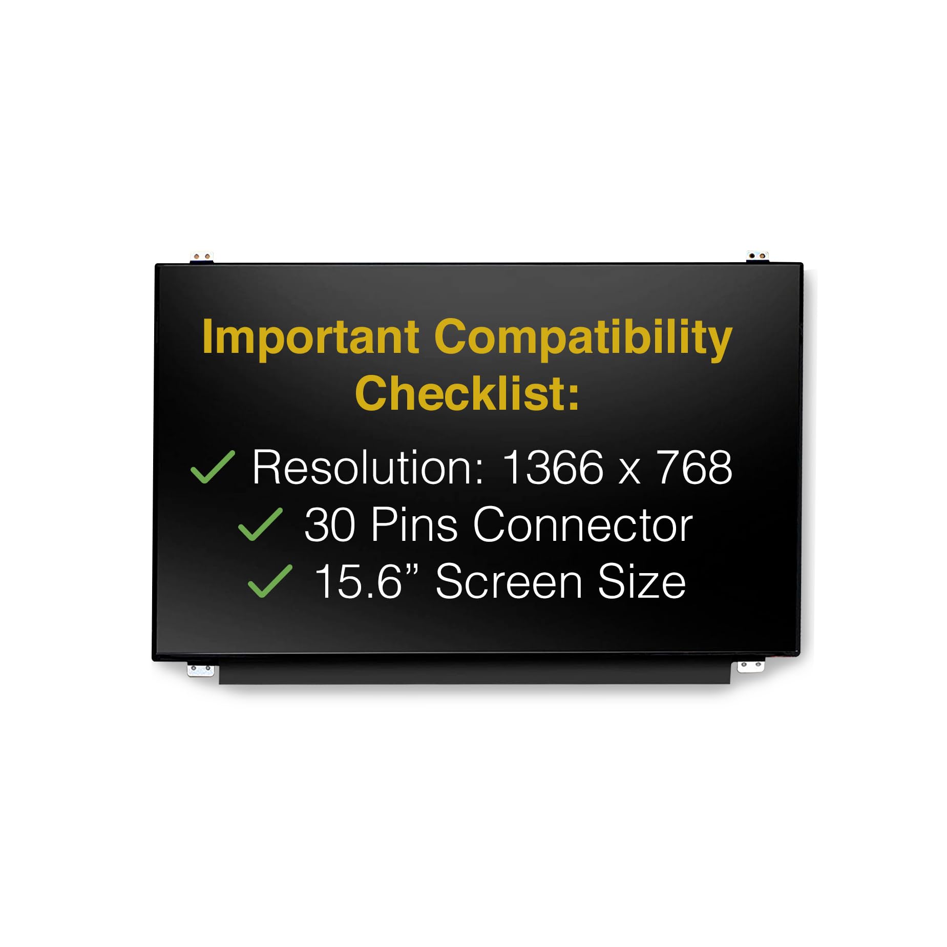 LCDBros Replacement Screen for Acer Aspire ES1-522-449L 30 Pins HD 1366x768 Glossy LED LCD with Tools