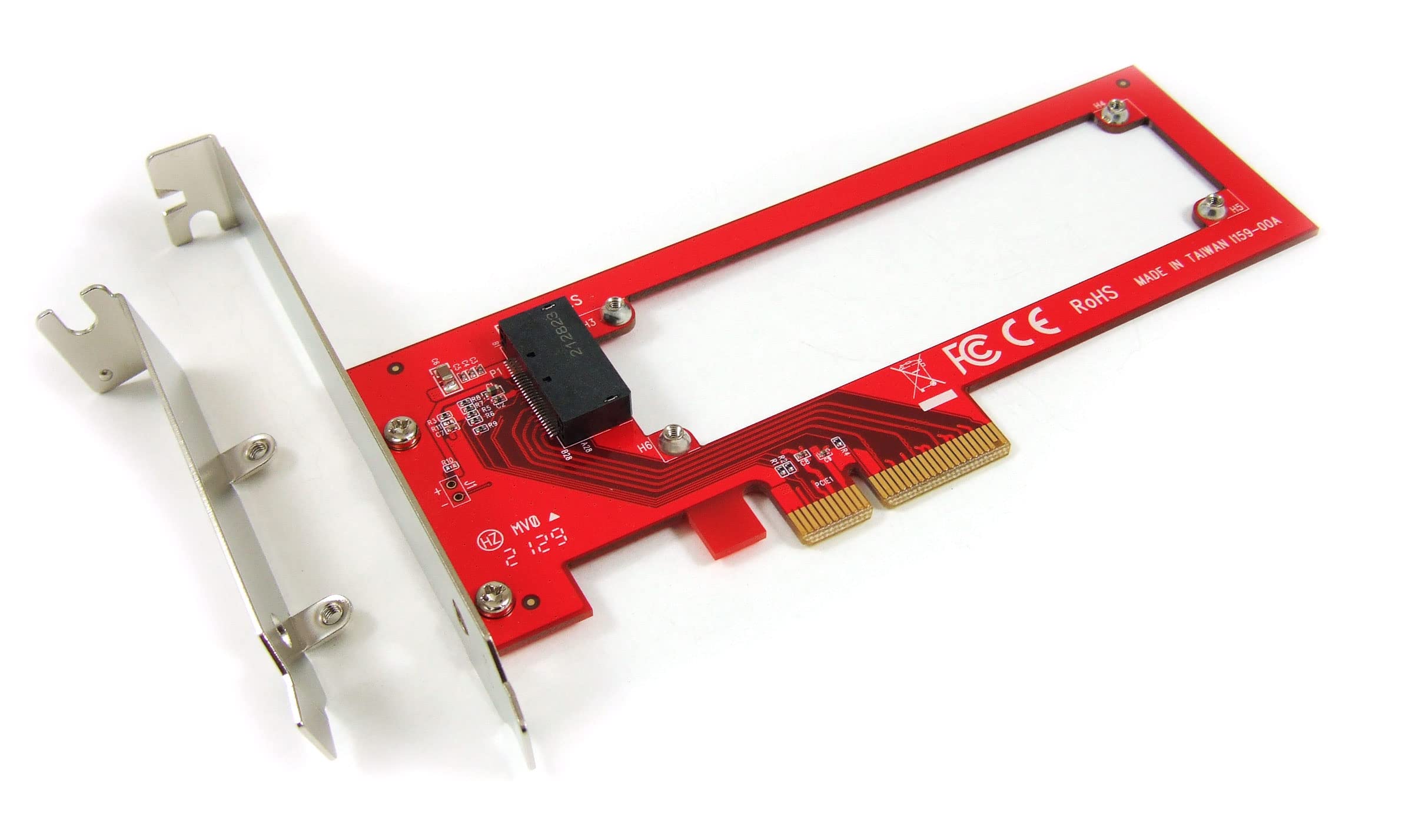 Ableconn PEXE1S159 PCIe 4.0 x4 Host Adapter for EDSFF E1.S NVMe SSD - NVMe E1.S SSD PCIe Carrier Adapter