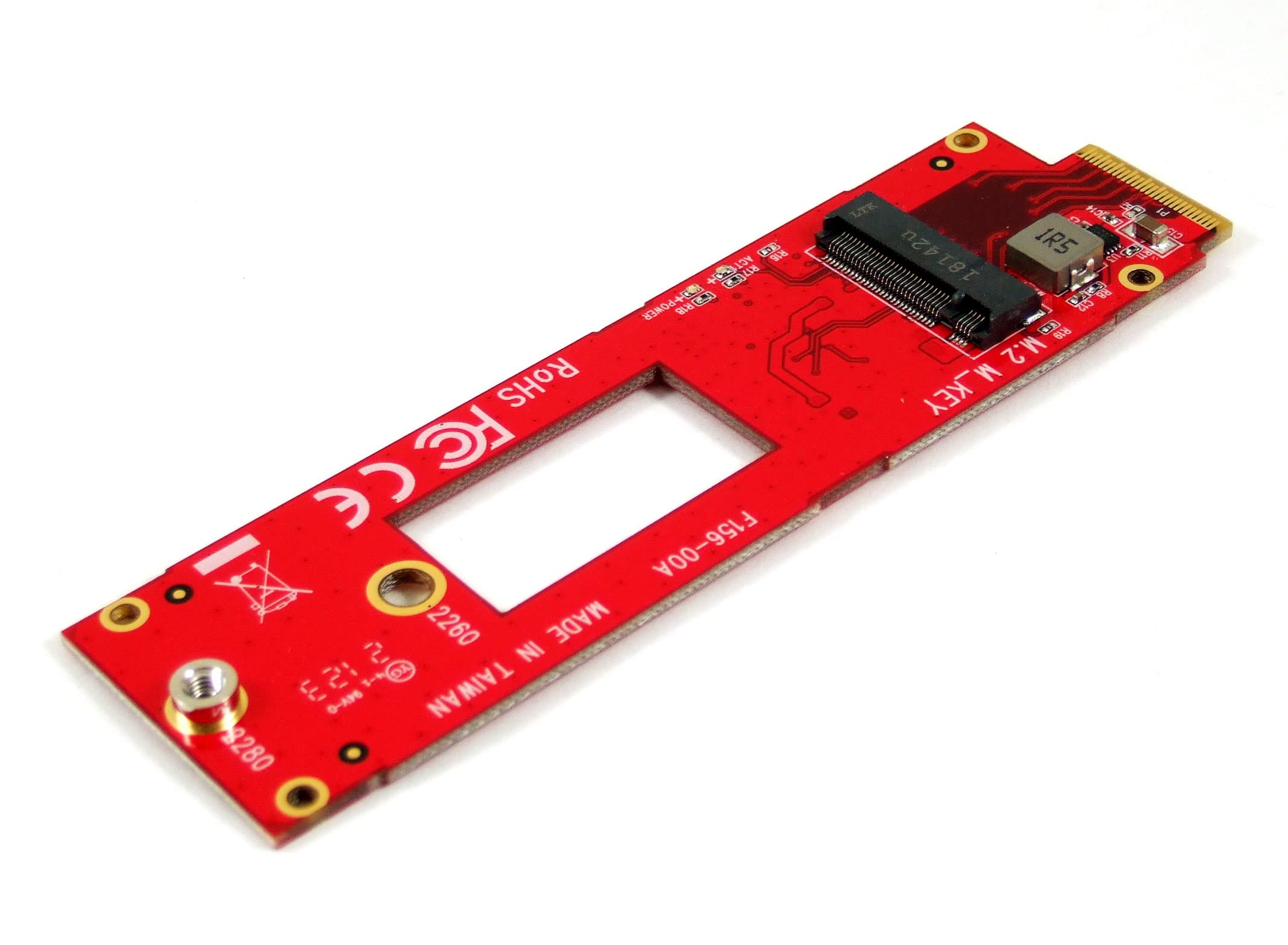 Ableconn E1S-DT156 NVMe M.2 SSD to NVMe EDSFF E1.S SSD Adapter