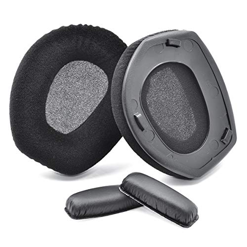 Velour Earpad Repair Parts Suit Replacement Ear Pads Compatible with Sennheiser HDR RS165,RS175 RF Wireless Headphone …