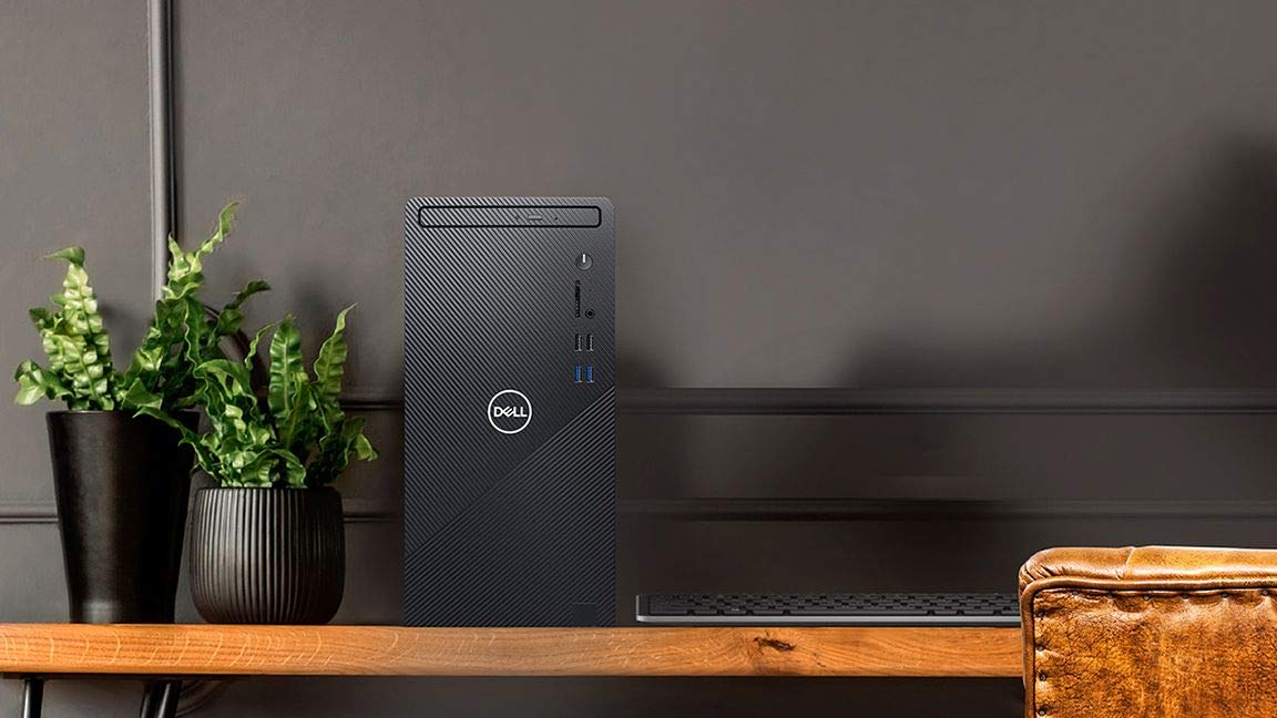 Dell Inspiron 3891 Desktop Computer, Intel Core i5-10400 Upto 4.3GHz, 8GB RAM, 256GB SSD NVMe, AC Wi-Fi, Bluetooth, HDMI, VGA, No DVD, SD-Card - Windows 10 Pro (Renewed)