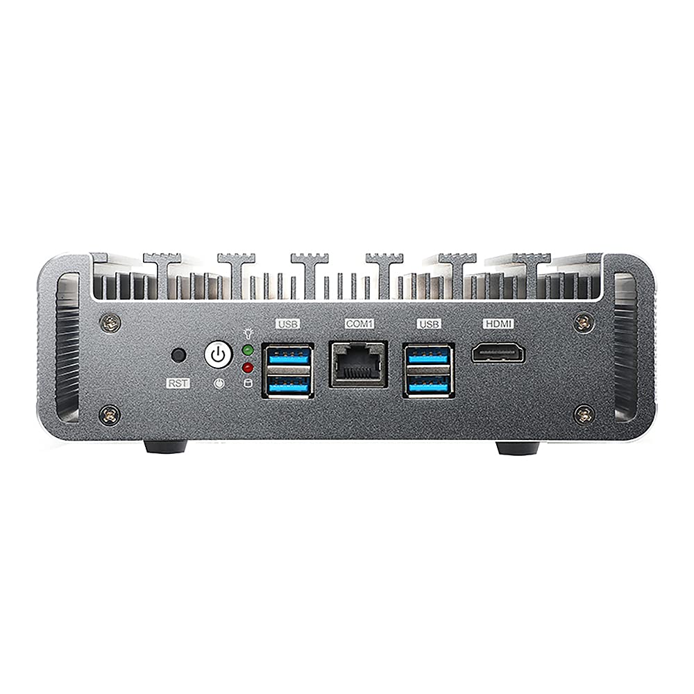Firewall Hardware, VPN, Network Security Appliance, Router PC, Intel I5 8250U, RS36, AES-NI/6 x I211 Gigabit Nics/4USB3.0/COM/HDMI/Fanless, (Barebone, NO RAM, NO Storage, NO System)