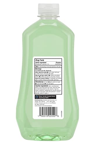 Amazon Basics Foaming Soap Refill, Pear Scent, Triclosan-Free, 32 Fl Oz (Pack of 2) (ONLY Fits Foaming Dispensers)
