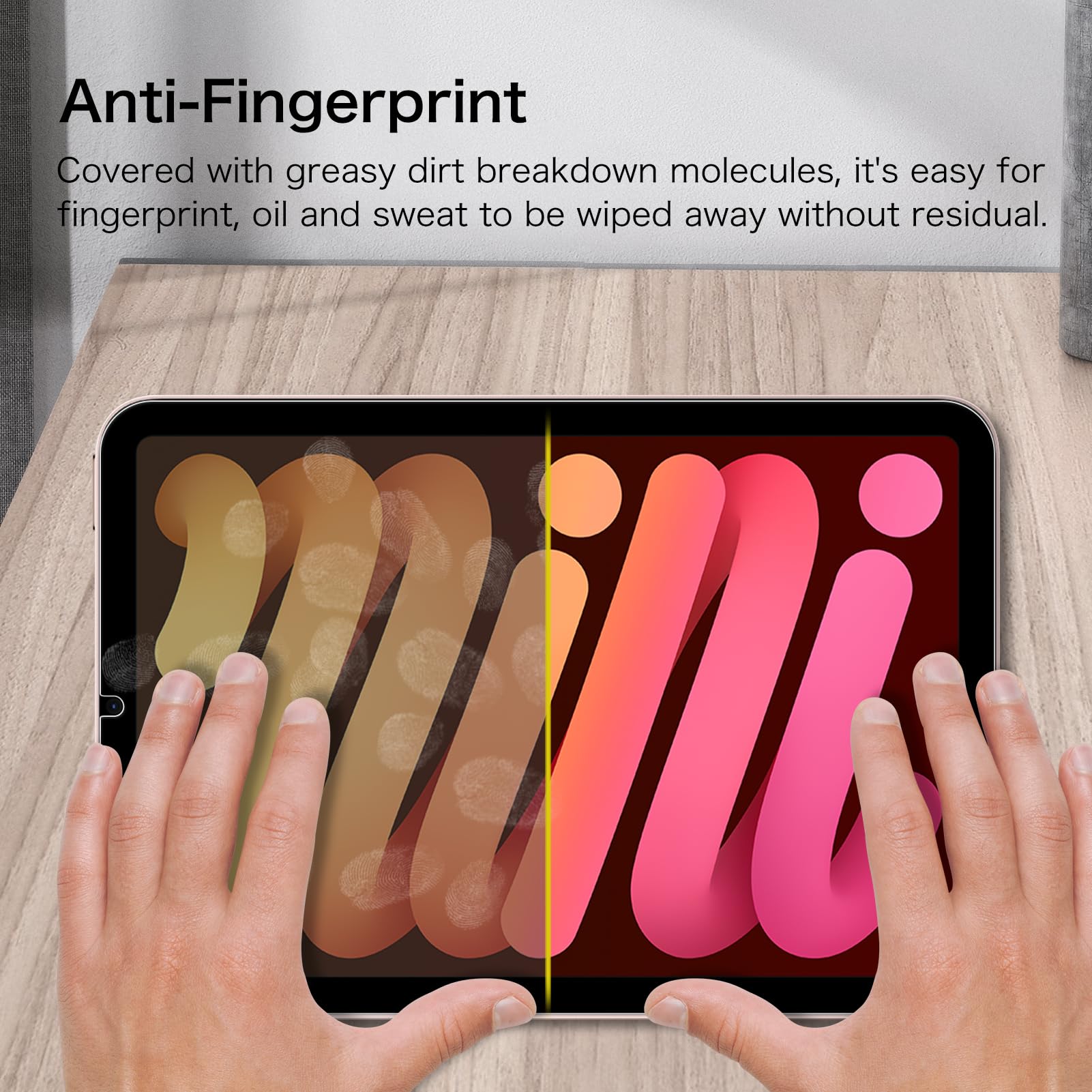 Fintie 2-Pack Tempered Glass Screen Protector for iPad Mini 7 (A17 Pro) 7th Generation 2024 / iPad Mini 6 (6th Generation 2021) 8.3 Inch - Anti Scratch Premium HD Clear, 9H Hardness Bubble Free