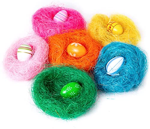 NJN Easter Grass for Easter Basket Grass Filler Stuffer 150g, Easter Party Craft Supplies Decorations