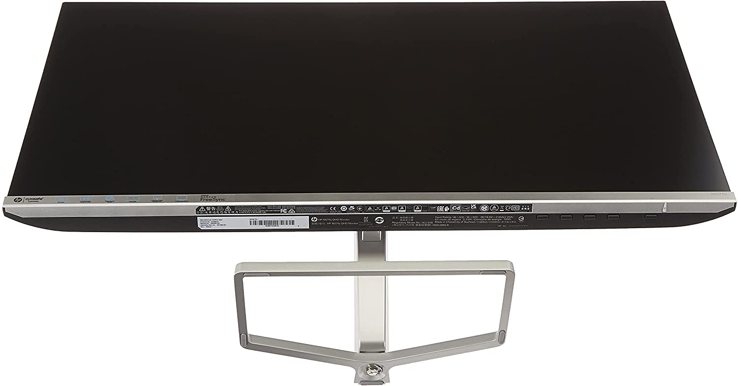 HP M27fq QHD Monitor 2 Pack - 2H4B5AA#ABA - Computer Monitor with 27-inch IPS Display (1440p) - Eye Safe & Color Accurate - AMD Freesync Technology - HDMI & VGA - Tilt Adjustment - Black