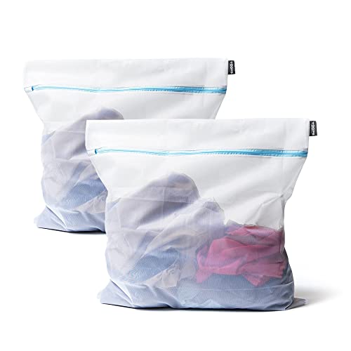 2 Pack Garment Bags for Laundry β Huge XXL Extra Large Oversized ββ Bra Bag for Washing Machine - Sock Laundry Bag for Washing Machine β Mesh Laundry Bags for Delicates.