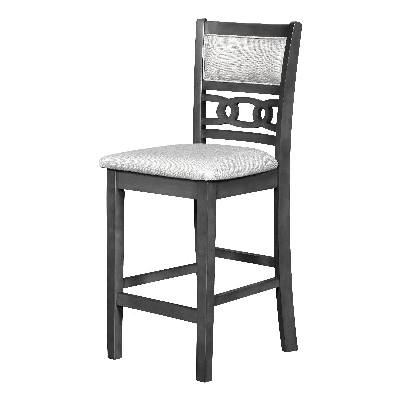 New Classic Furniture Gia Counter Chairs, Set of 2, Gray