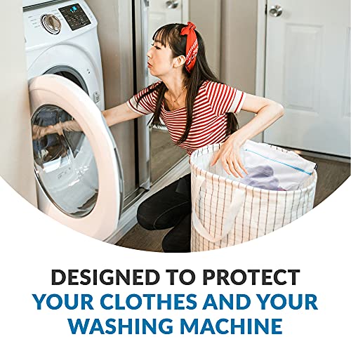 2 Pack Garment Bags for Laundry β Huge XXL Extra Large Oversized ββ Bra Bag for Washing Machine - Sock Laundry Bag for Washing Machine β Mesh Laundry Bags for Delicates.