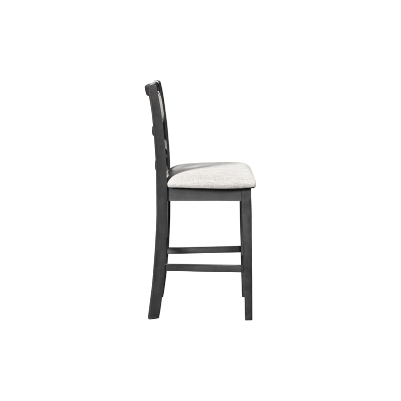 New Classic Furniture Gia Counter Chairs, Set of 2, Gray