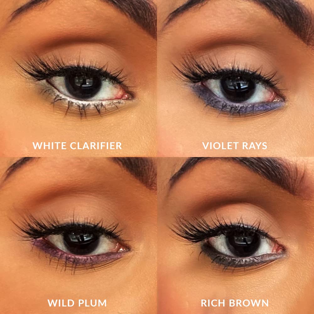VASANTI Kajal Waterline Eyeliner Pencil - Long-lasting, Waterproof, Smudge-proof, Safe for Sensitive Eyes, Waterline Eye Liner - Opthalmologist Approved and Tested (Rich Brown)