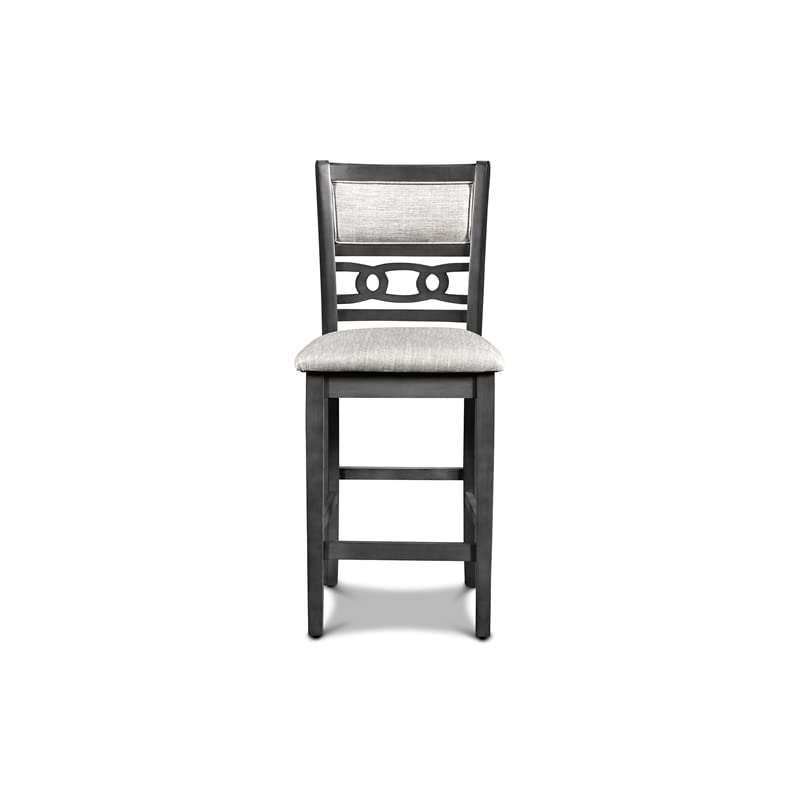New Classic Furniture Gia Counter Chairs, Set of 2, Gray