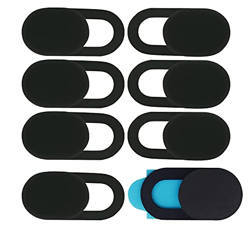 Webcam Cover Slide, Phone Camera Blocker Ultra Thin Camera Cover Slide for Laptop Desktop Pc Tablet Smartphone Protect Your Privacy and Security Strong Adhesive