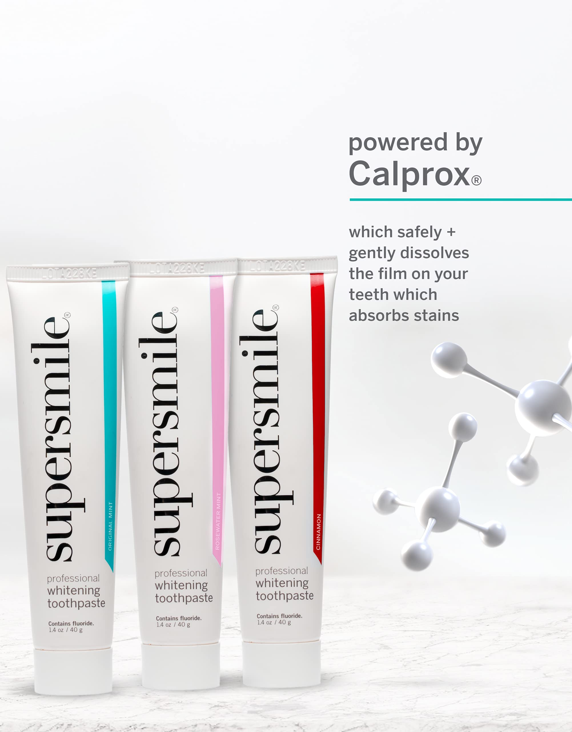 Supersmile Professional 4-Piece Flavor Sampler Kit w/ Whitening Toothpaste, Accelerator & Toothbrush
