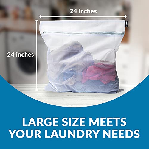 2 Pack Garment Bags for Laundry β Huge XXL Extra Large Oversized ββ Bra Bag for Washing Machine - Sock Laundry Bag for Washing Machine β Mesh Laundry Bags for Delicates.