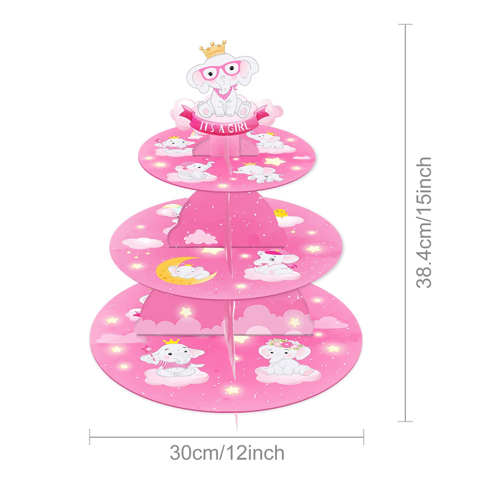 Pink Elephant Centerepiece Elephant Party Supplies Elephant Baby Shower Decorations Elephant Baby Shower Table Decoration Little Peanut Baby Shower Decorations