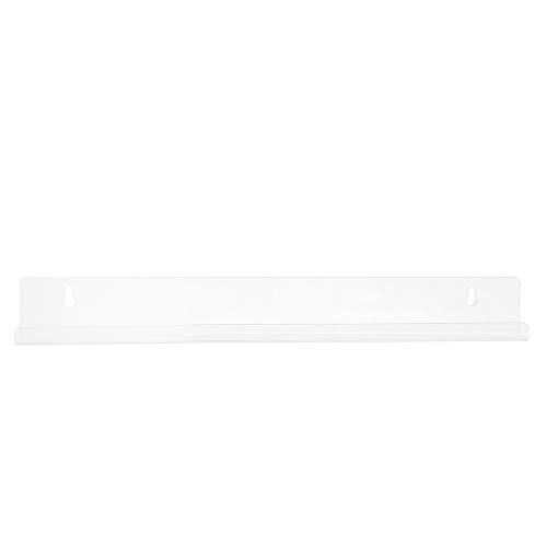 TOOGM 6 Pack 72-88 Bottles Clear Acrylic Shelf Nail Polish Rack Salon Hanging Wall Display Storage Rack,6 pcs Acrylic Floating Wall Mount Ledges Mounted Organizer Makeup Shelves,Clear