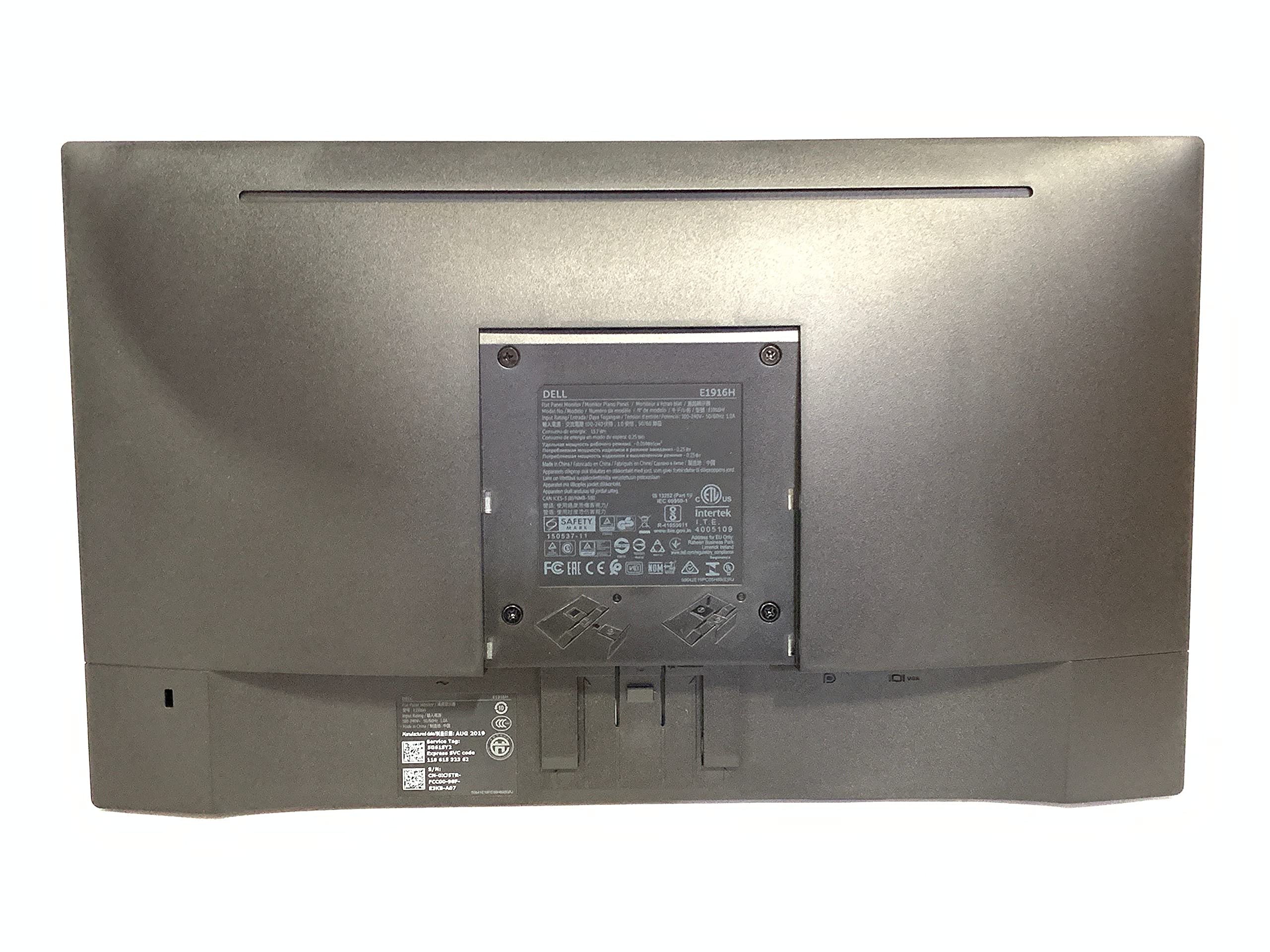Ebid-Dealz Replacement for LED Monitor 19" Widescreen Black VGA DisplayPort E1916Hf 99WJF XJ5TR Dell E1916H
