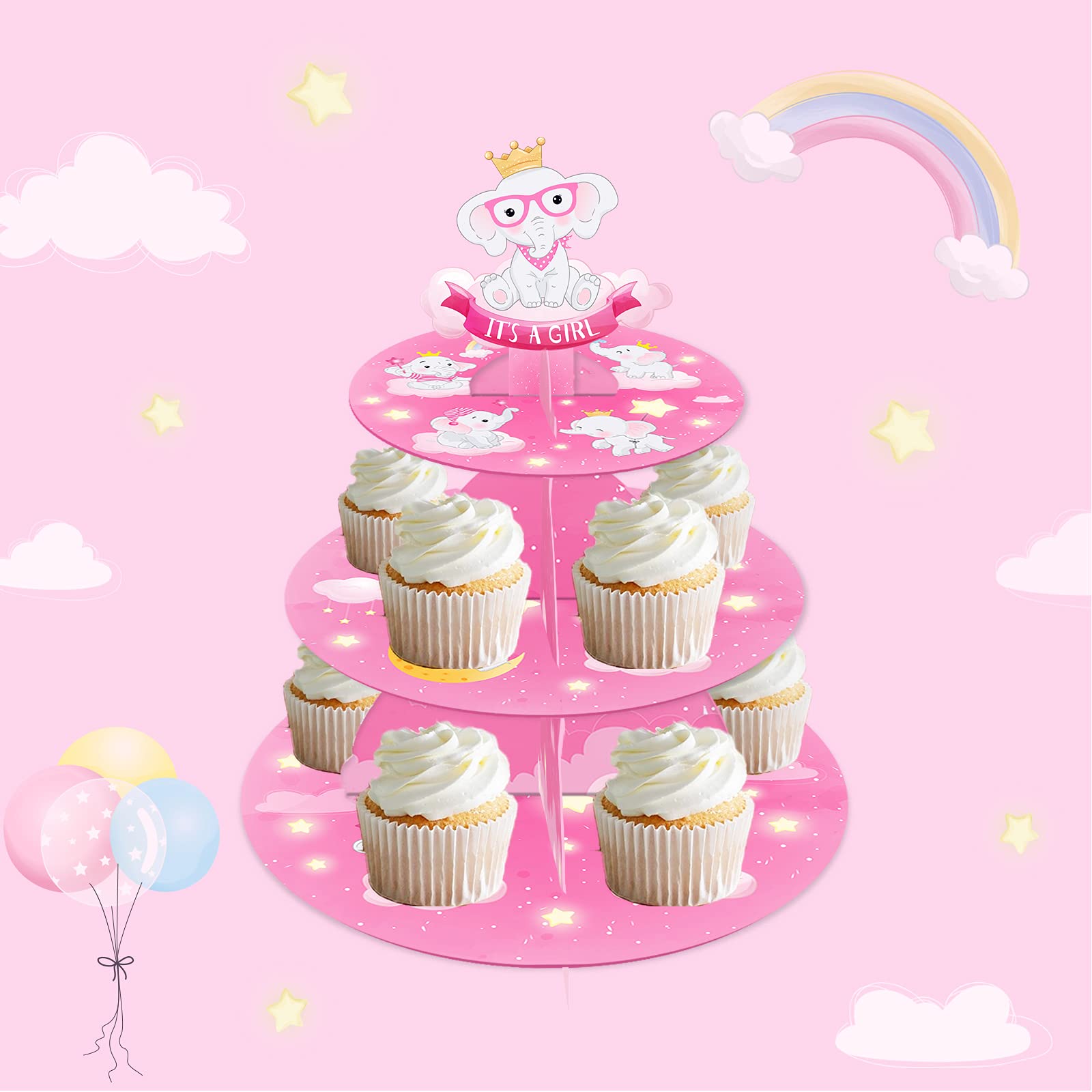 Pink Elephant Centerepiece Elephant Party Supplies Elephant Baby Shower Decorations Elephant Baby Shower Table Decoration Little Peanut Baby Shower Decorations